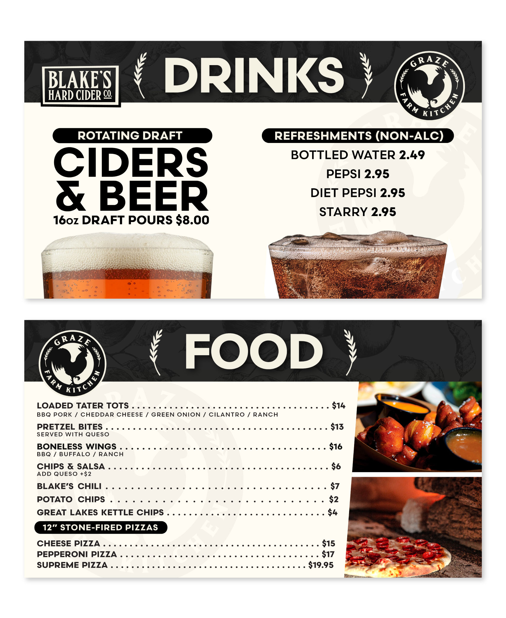 Property Menus - Blake Farms