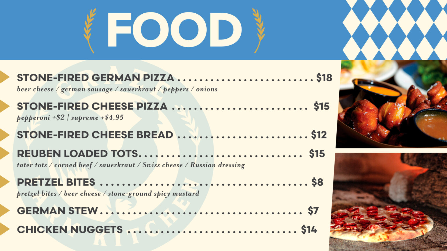 Property Menus - Blake Farms