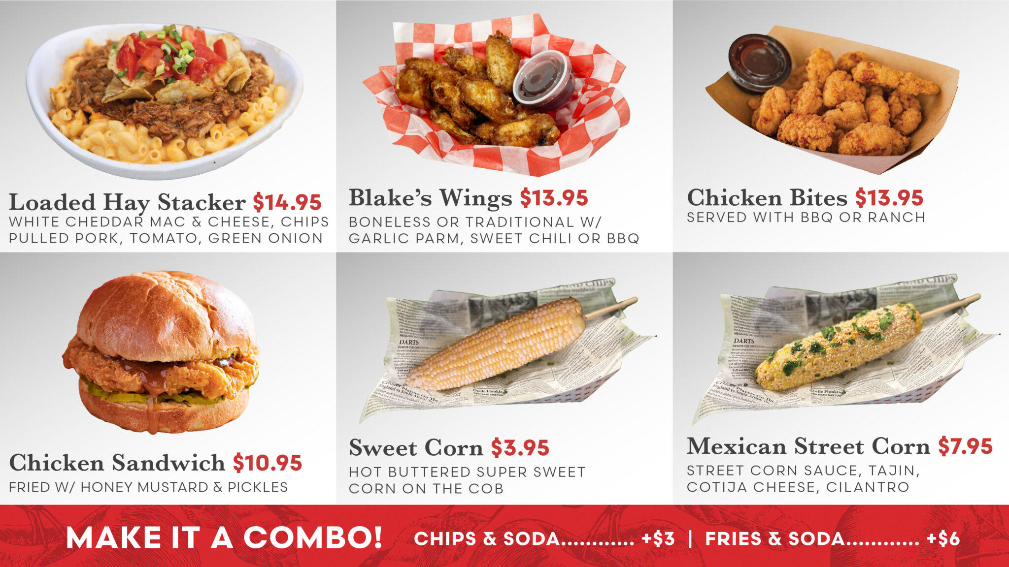 Property Menus - Blake Farms